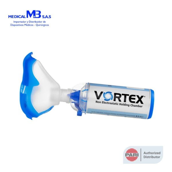 Inhalocámara PARI VORTEX con Mascarilla Azul | Medical M&B - Tienda Online para Colombia Colombia